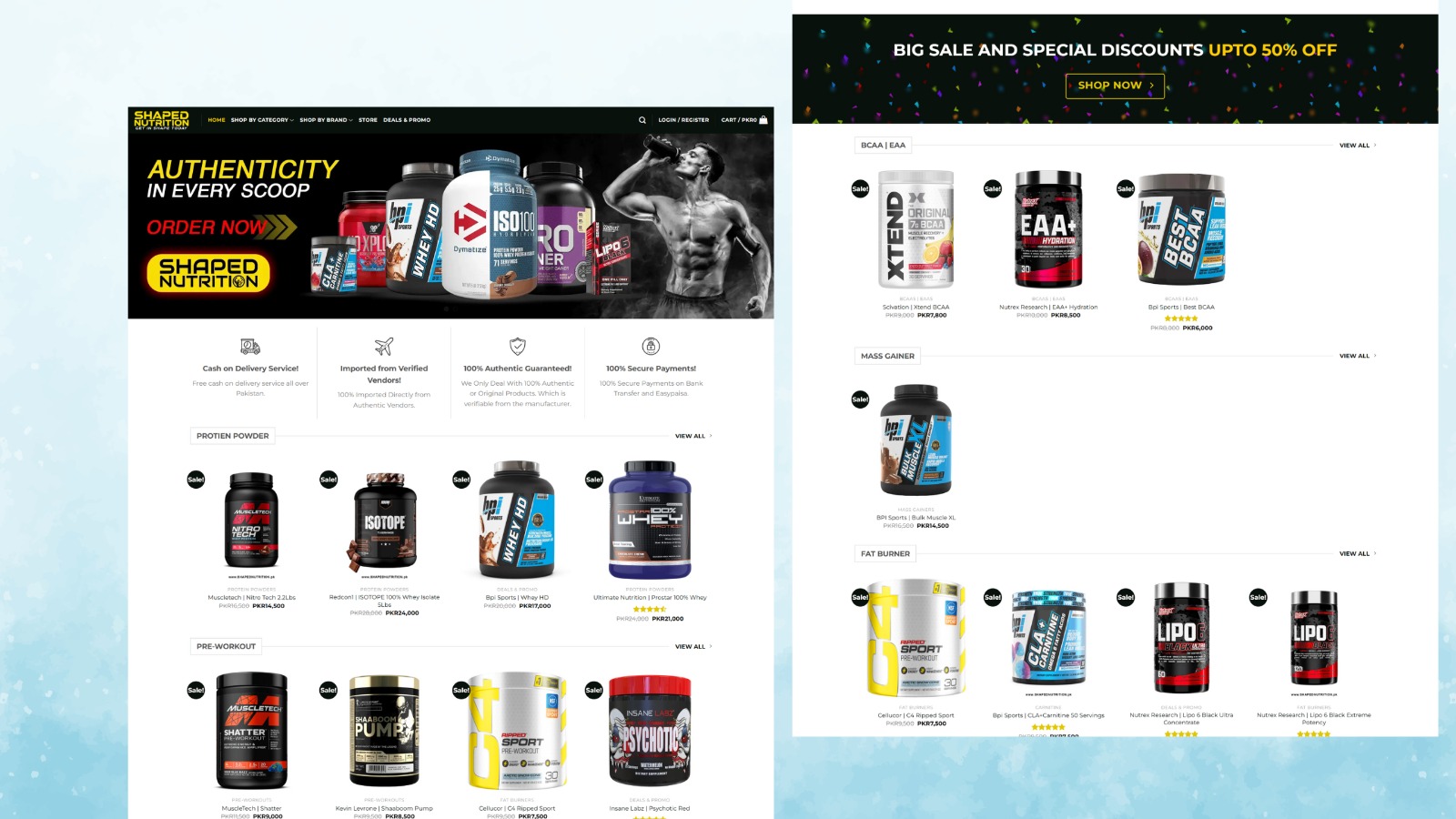 Shaped Nutrition - Online Supplement Store - SolutionThinker